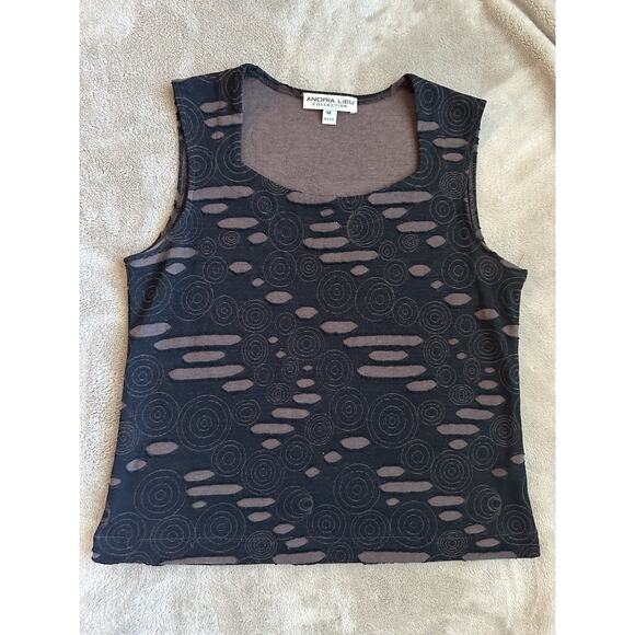 Andria Lieu | Tops | Vintage Andria Lieu Collection Distressed Black ...